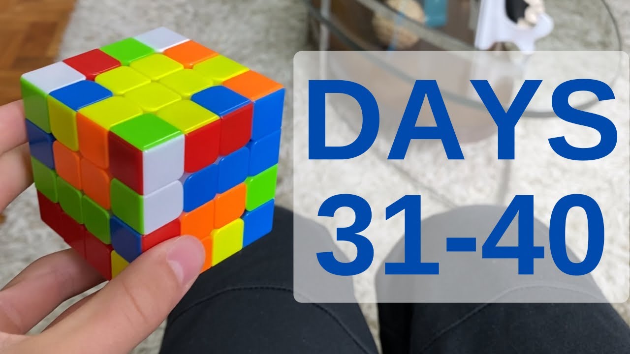 4x4 ONE TURN A DAY challenge: 31-40 - YouTube