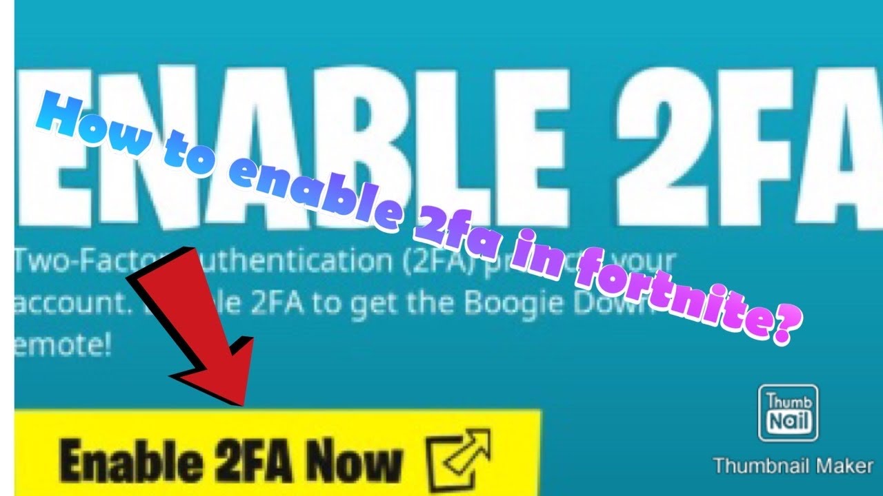 how to get 2fa in Fortnite - YouTube