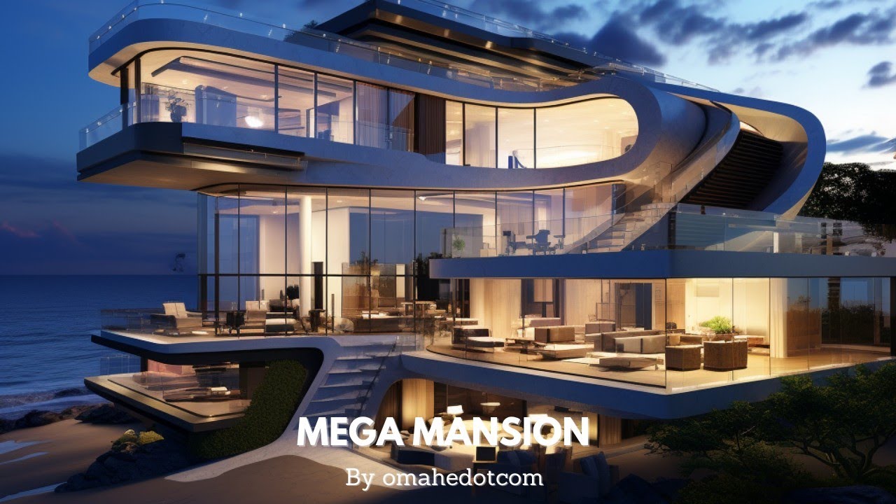 Modern Mega Mansion with Ocean View| Luxury Home Tour | - YouTube