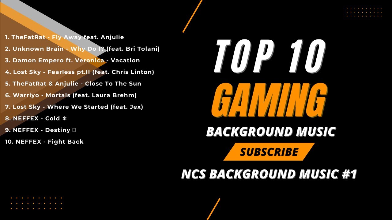Top 10 Popular Gaming Background Music #copyrightfree #gaming # ...