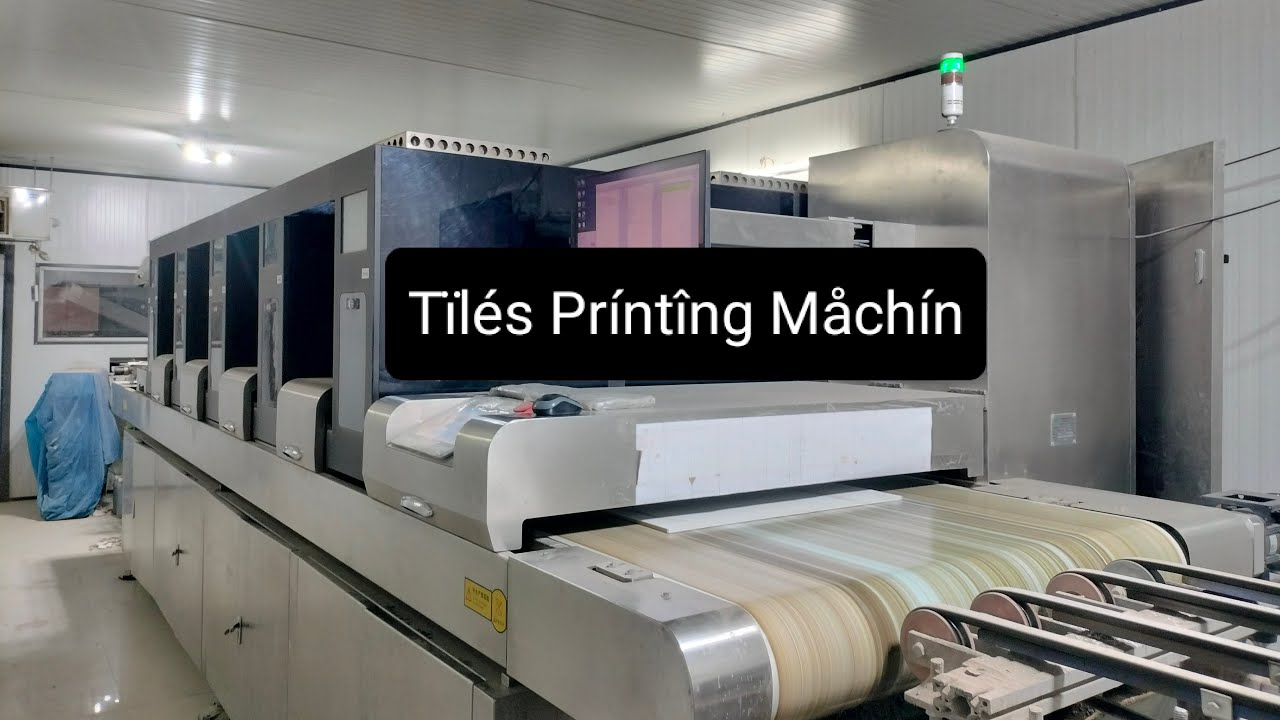 Tiles printing Digital machine...Morbi,india - YouTube