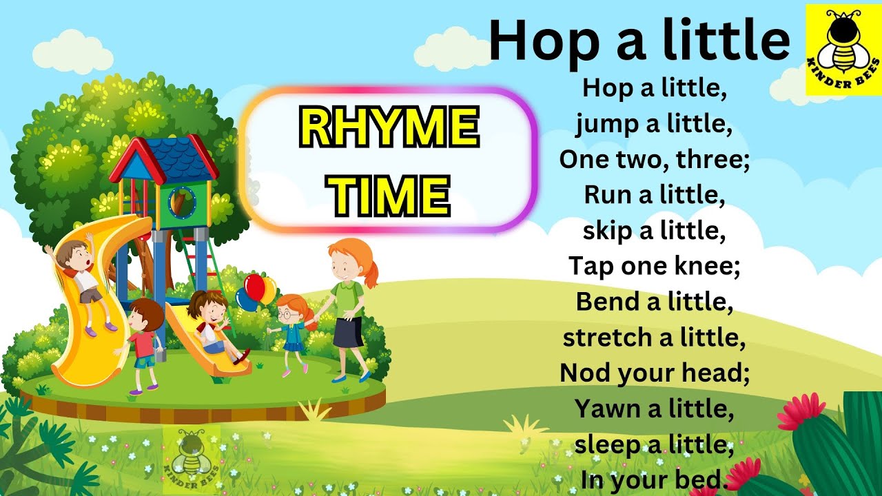 Hop a Little - Fun and Educational Nursery Rhyme for Toddlers ...