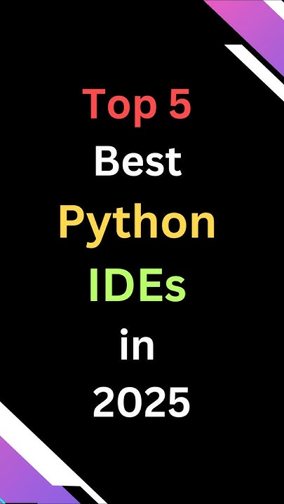 Top 5 Best Python IDEs in 2025 #python #ides - YouTube