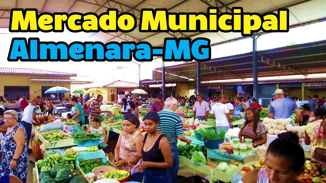 Mercado Municipal de Almenara-MG (DJI Osmo Plus 4k) - YouTube