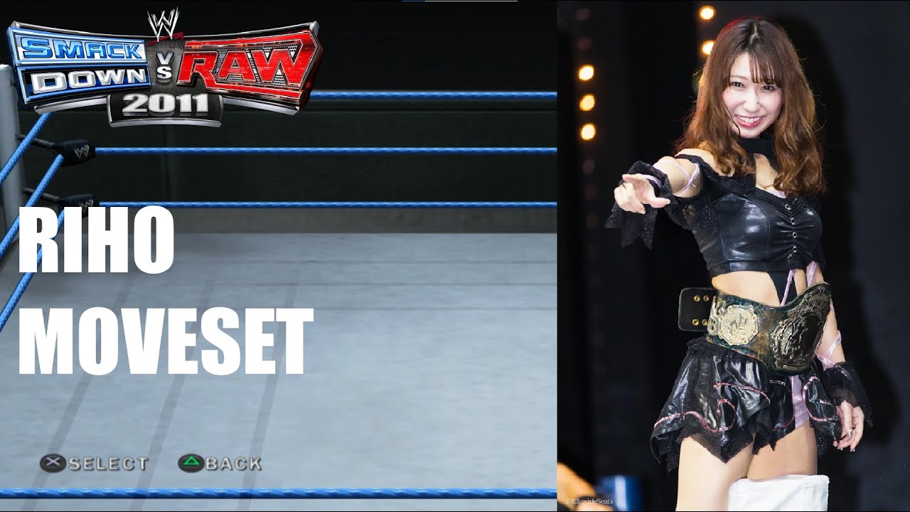 Riho moveset - WWE SVR 2011 PS2 - YouTube