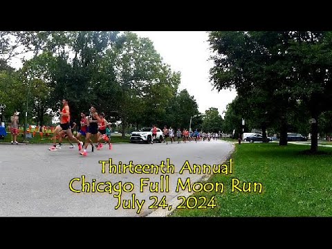 Thirteenth Annual Chicago Full Moon Run - YouTube