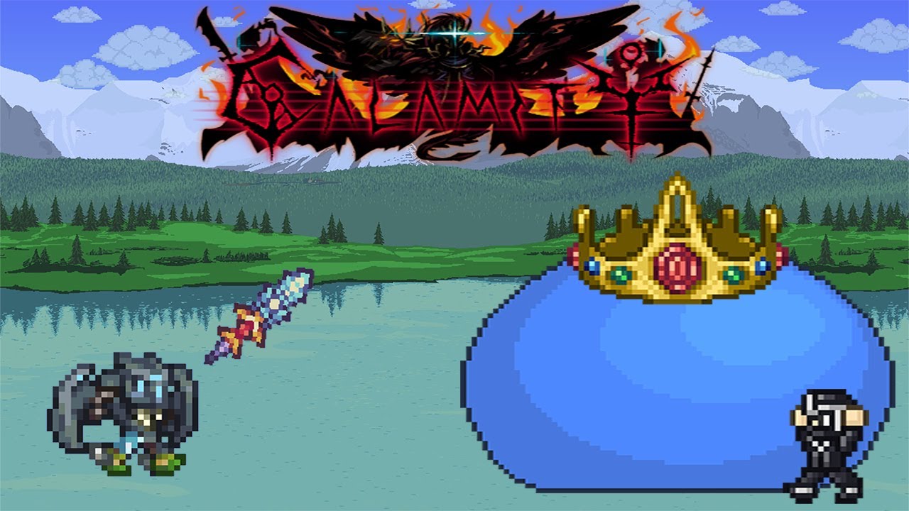 Terraria Calamity Infernum Mode: Rey Slime | Rogue - YouTube
