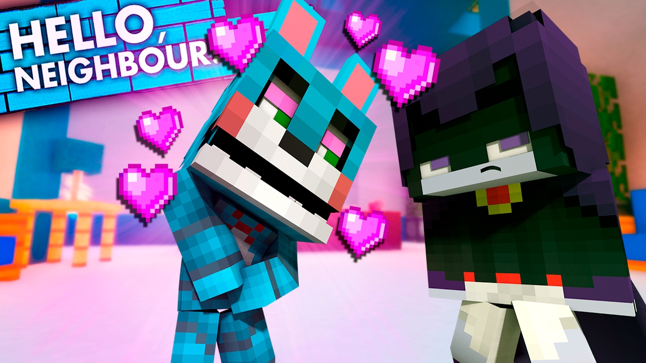 TOY BONNIE FALLS IN LOVE! Hello Neighbor vs FNAF! (Minecraft ...