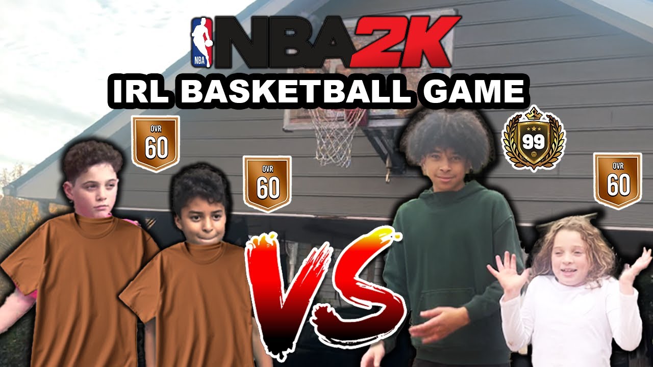 NBA 2K IRL Basketball Game | FourBhuttos - YouTube