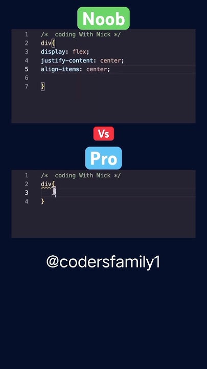 Nob developer vs pro developer #nob #developer #vs #pro #developer #html - YouTube
