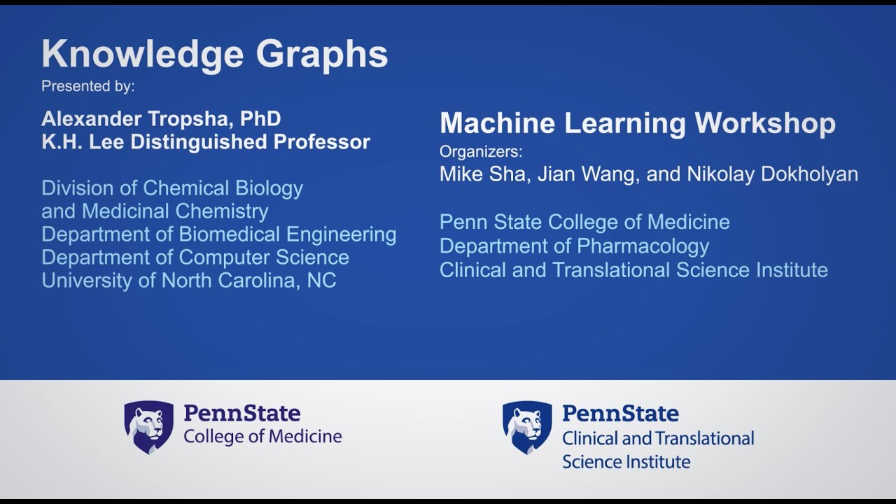 Knowledge Graphs: Machine Learning Workshop - YouTube