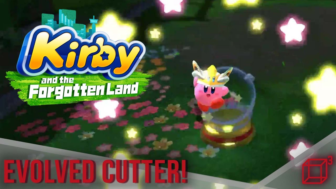 Evolved Cutter Ability Showcase! | Kirby and the Forgotten Land - YouTube