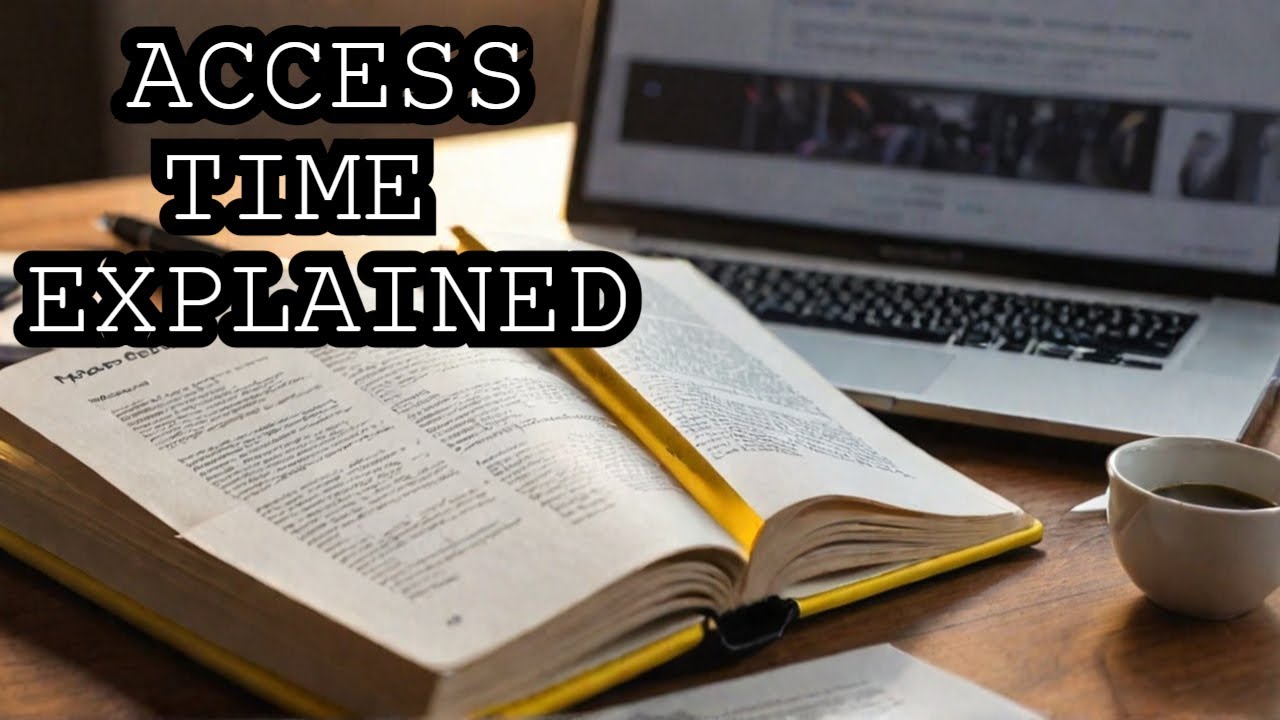 English Vocabulary: access time - YouTube
