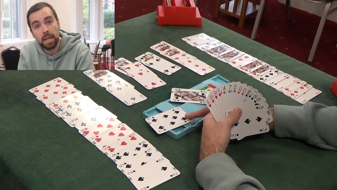 #60 ~ Full Bridge Game - Bidding & card play explained ~ 3 NO TRUMPS ~ #19 SAYC American Bridge ...