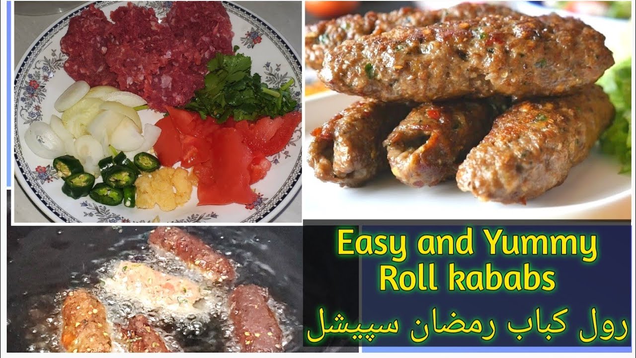 Roll Kabab Recipe - Quick Kabab Rolls ||Best Recipe for Ramzan - YouTube