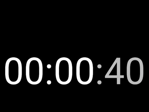 40 second timer. Timer 40 second. 40 second timer countdown. 40 sec timer #40sectimer - YouTube