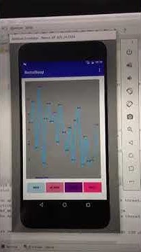 Realtime Android Line Graph (GraphView library) - YouTube