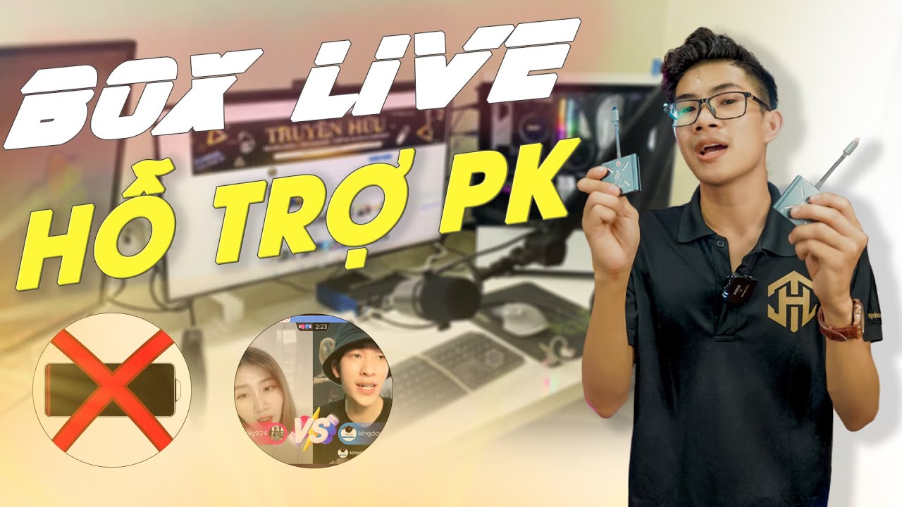 Box Live Stream Vừa Sạc Vừa Xài - HỖ TRỢ PK KHÔNG BỊ VỌNG TIẾNG - YouTube