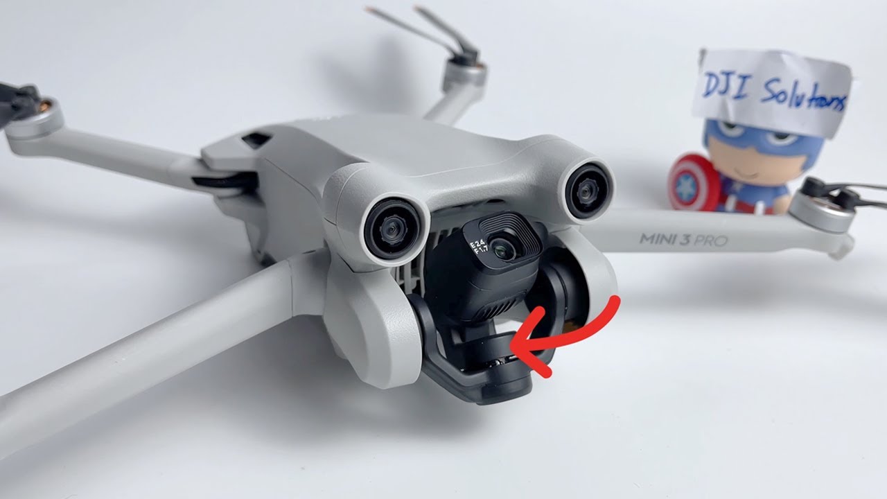 FIXED Broken Gimbal After Crush Hard DJI Mini 3 Pro - YouTube