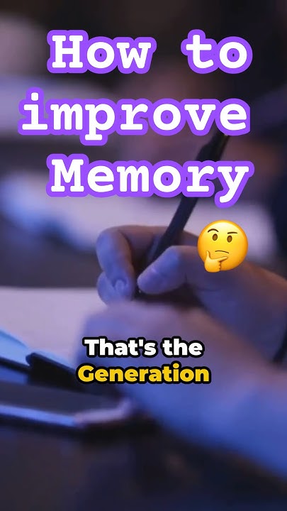 Unraveling the Generation Effect | How to increase Memory power 💥 #psychologicaleffects - YouTube