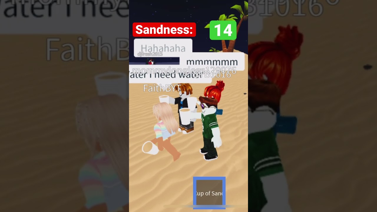 Eating sand in roblox - YouTube