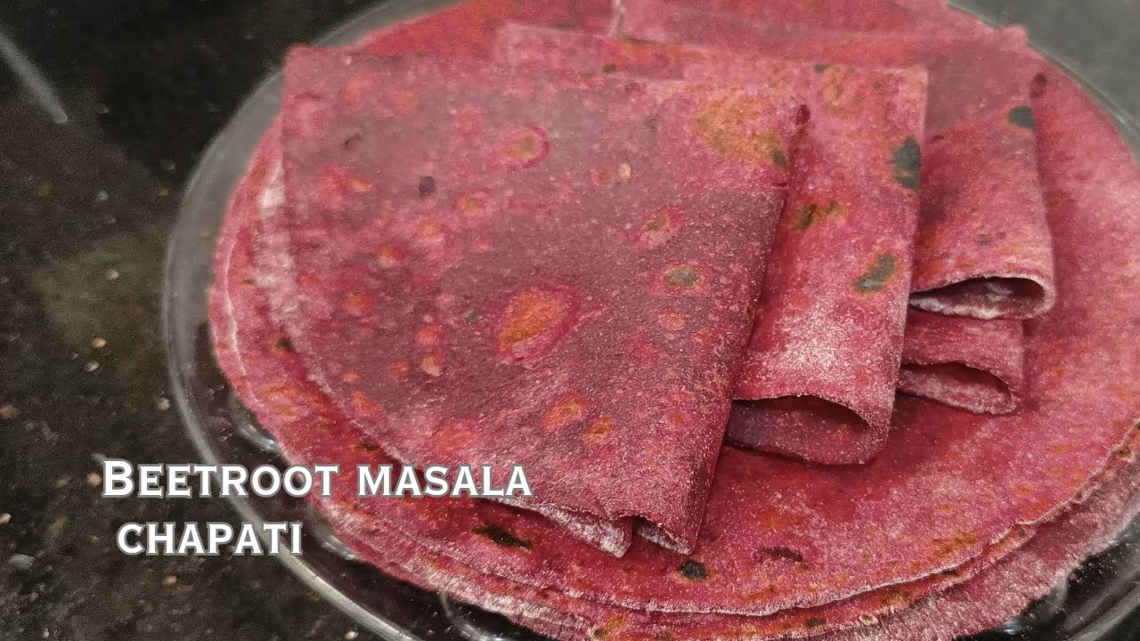 Beetroot Paratha | Beetroot Masala Chapati | Beet chapati - YouTube