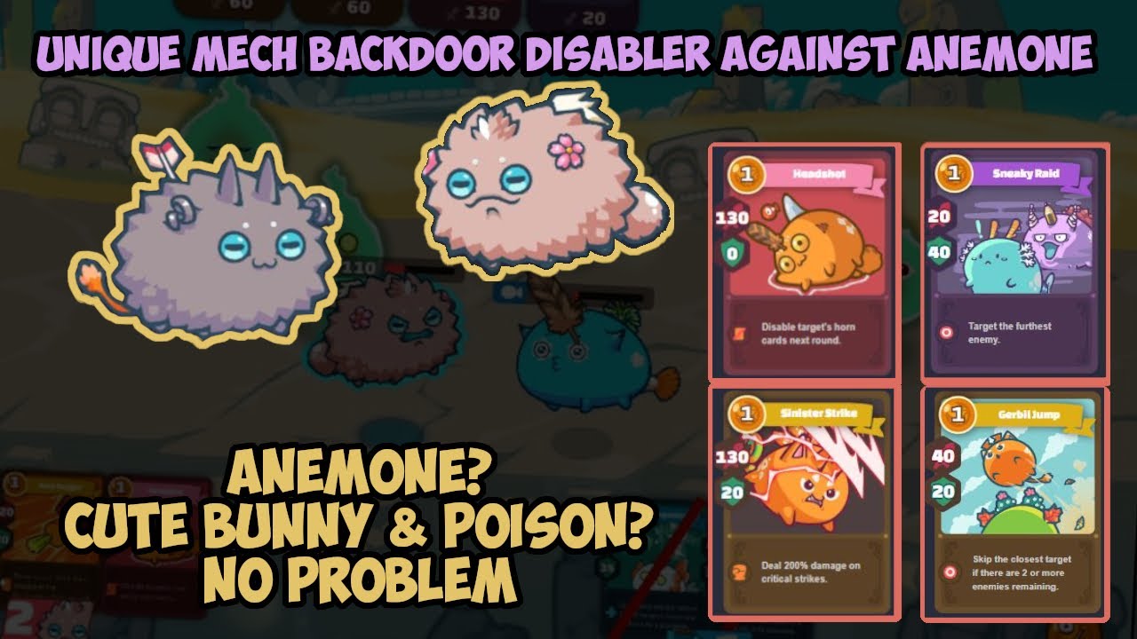 Unique Mech Disabler and Mech Backdoor Furball Dusk Gameplay - Axie ...