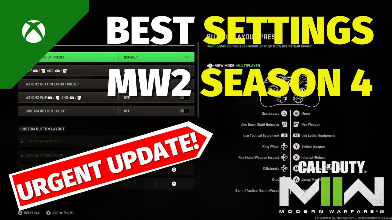CHANGE Your SETTINGS *IMMEDIATELY* in MW2 Season 4 🎮 (MW2 Best Settings ...