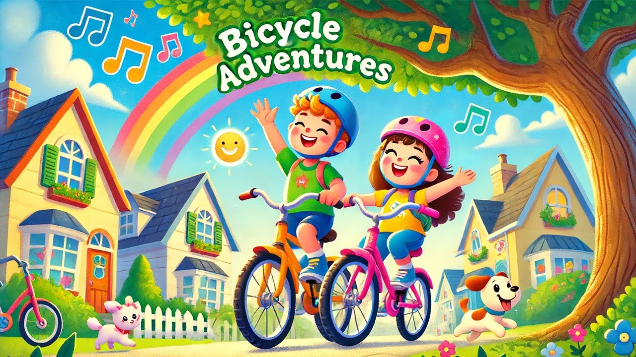 Bicycle Adventures | Fun Kids Song | Ride and Explore with Friends ...
