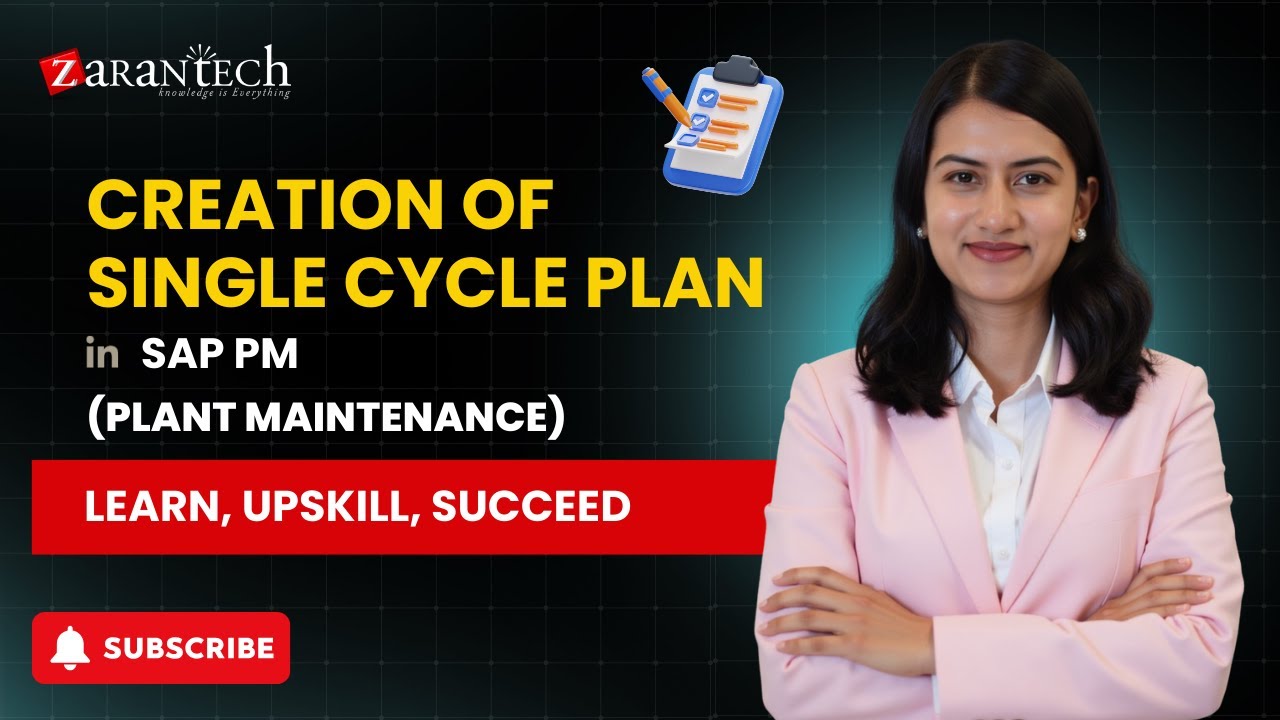 Creation of Single Cycle Plan in SAP PM (Plant Maintenance) | ZaranTech ...