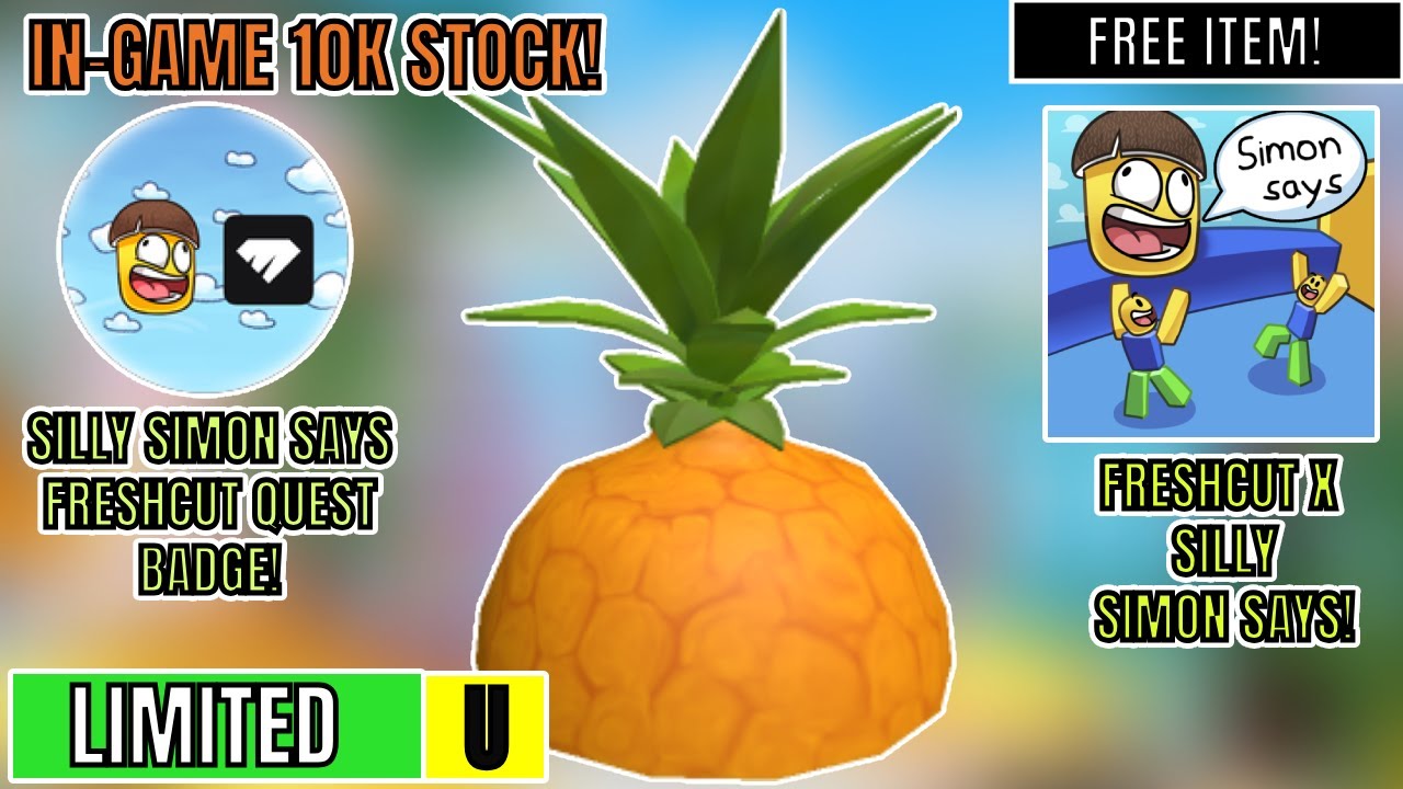 🆓HOW TO GET THE SILLY SIMON SAYS PINEAPPLE HAT IN SILLY SIMON SAYS ...