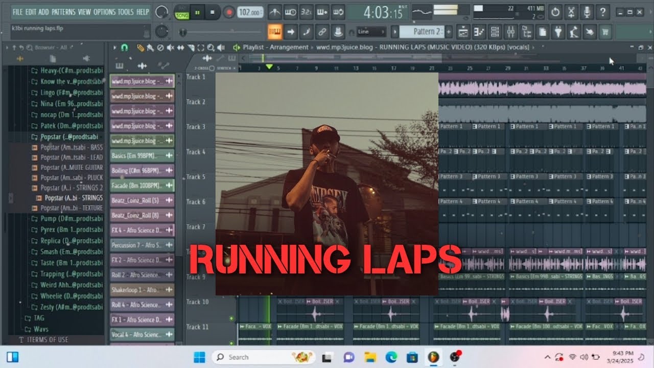 K3bi - Running Laps (Remix) 🔥 | NballTunes - YouTube