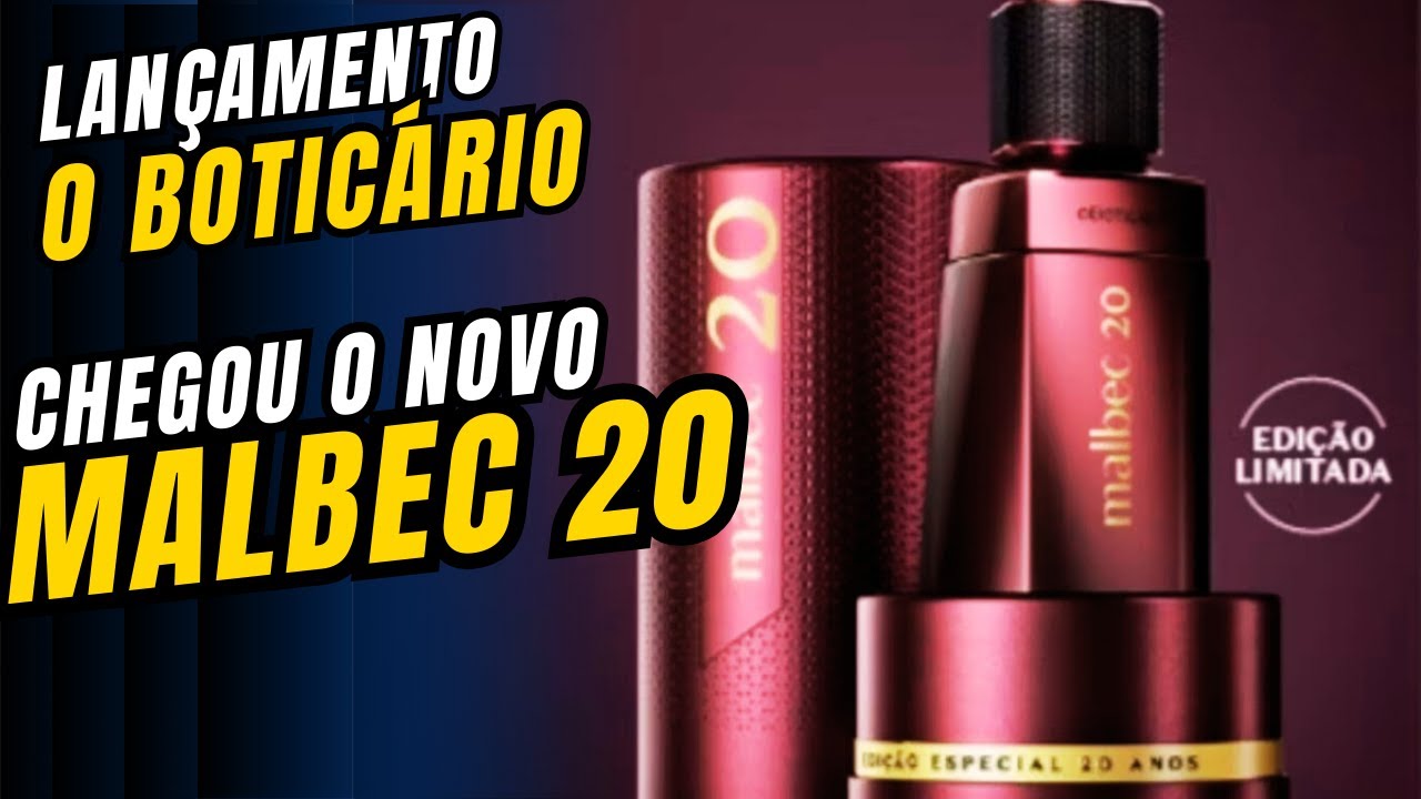 Novo Malbec 20 Edição Limitada do Maior Perfume Nacional de Todos - YouTube