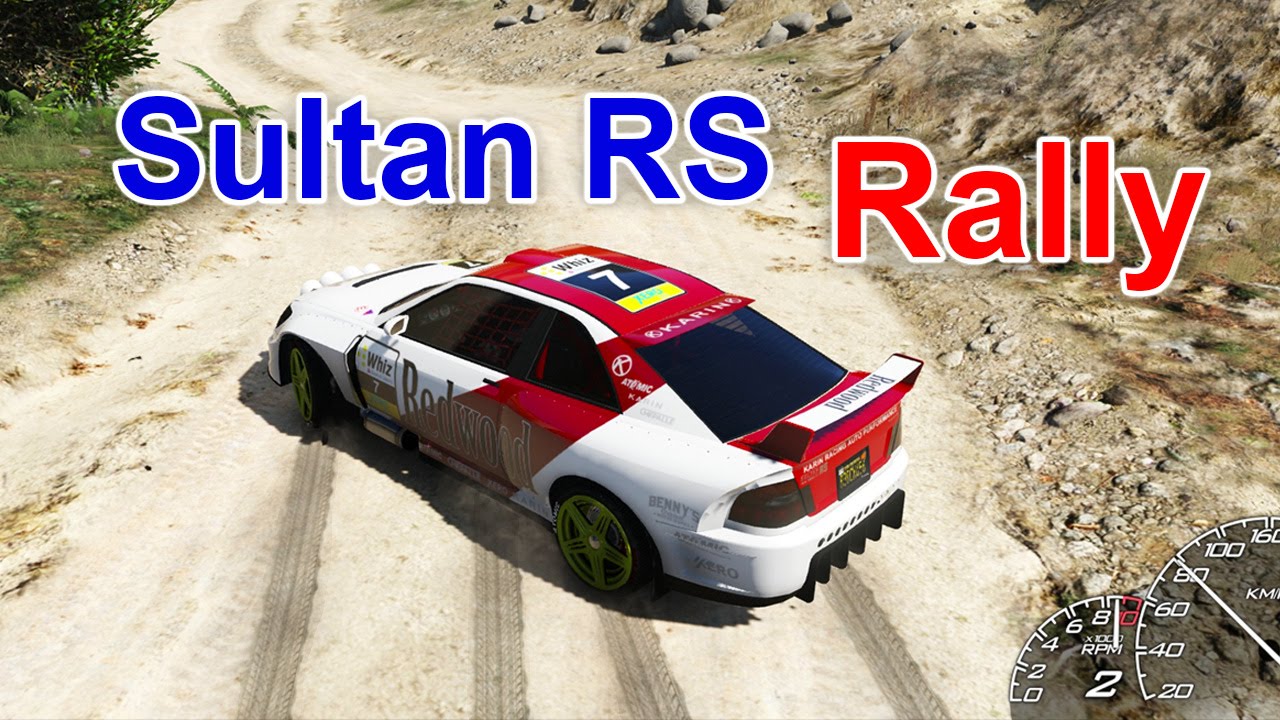 GTA V: SultanRS drifting on Rally Track (Realistic Driving 1.2 SultanRS ...