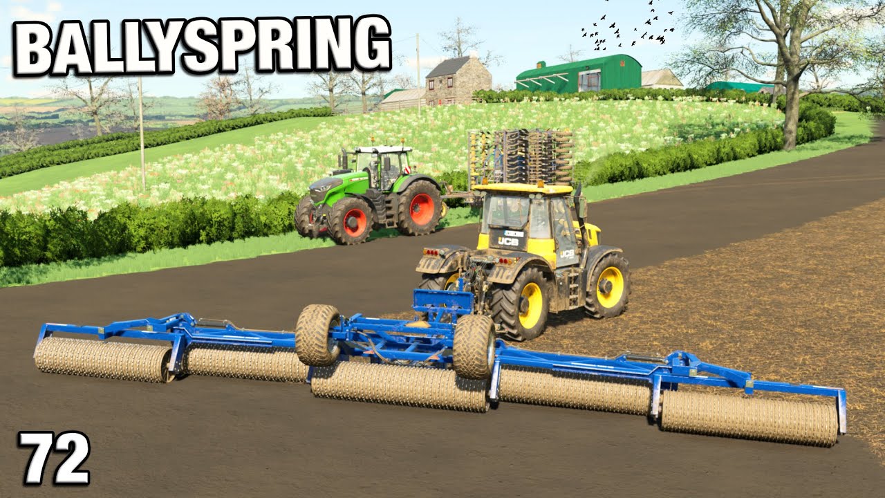 STARTING THE SPRING DRILLING BallySpring FS22 Ep 72 - YouTube