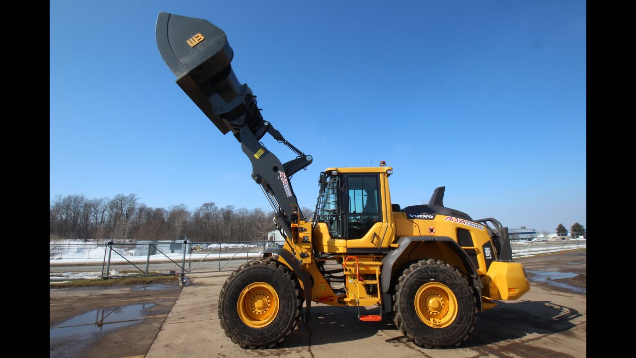 Wheel loader - Volvo L90H with Werk Brau high dump / roll out bucket ...