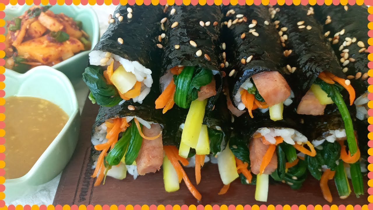 Kkoma Kimbap(꼬마김밥) | Mini Gimbap(미니김밥) | Rollitos de arroz | Arroz ...
