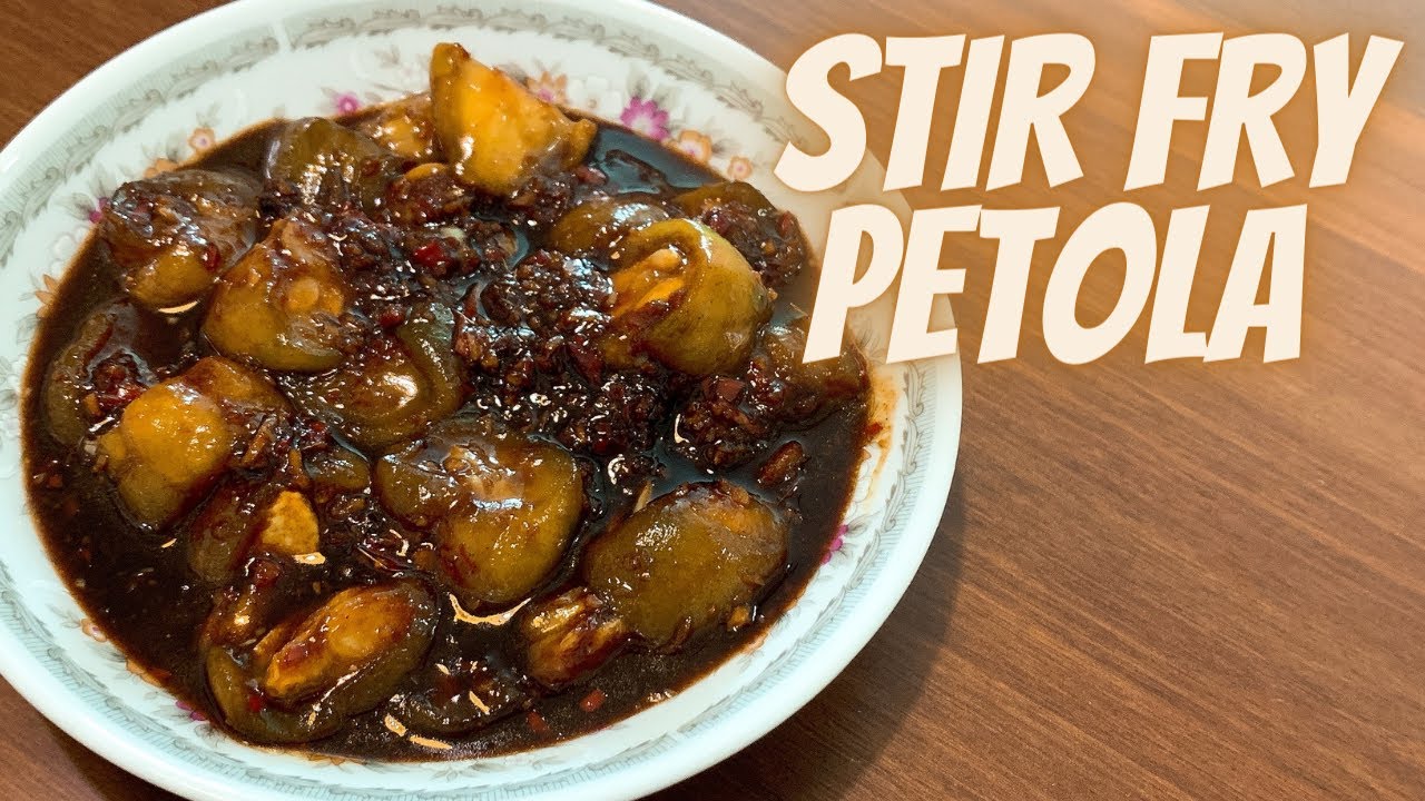 SIMPLE & EASY STIR FRY PETOLA | LUFFA RECIPE CHINESE | ANGLED LUFFA ...