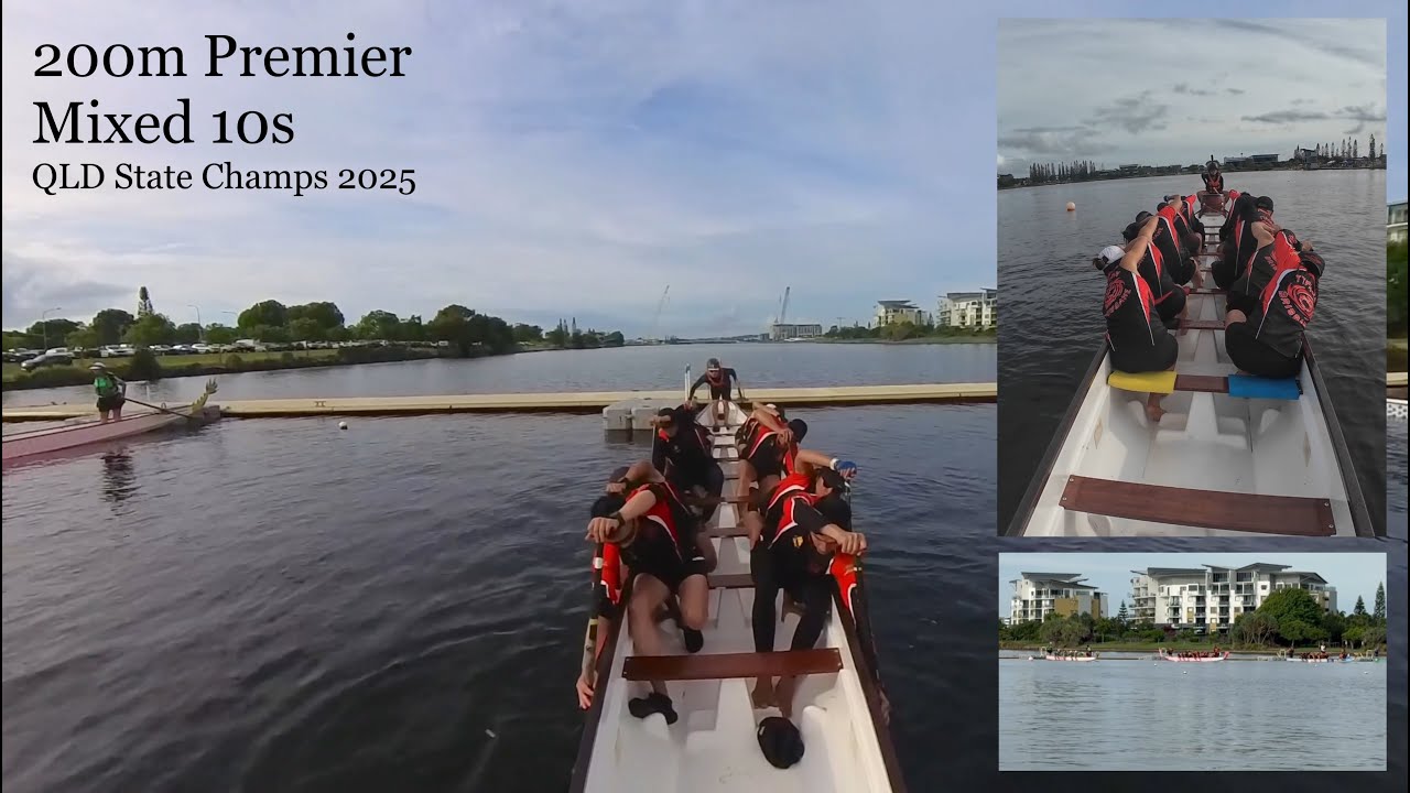 QLD State Champs 2025 – 200m Premier Mixed 10 – R3 Heat - YouTube
