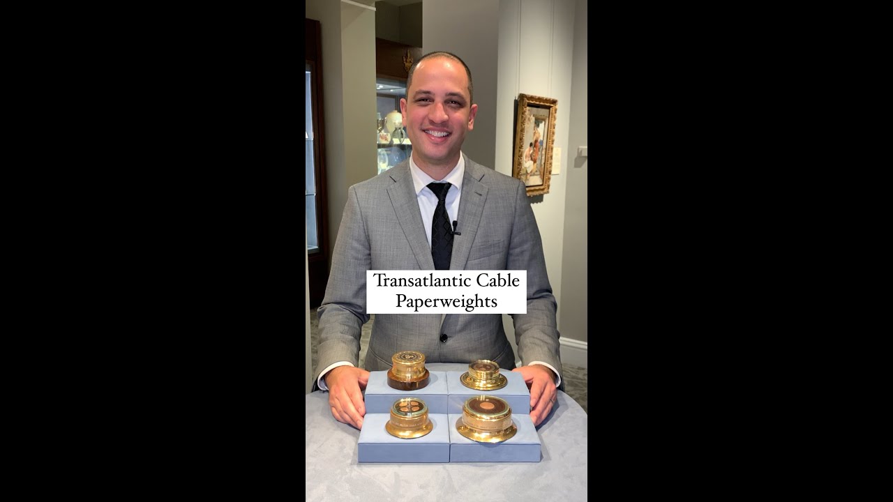 Transatlantic Cable Paperweights - YouTube