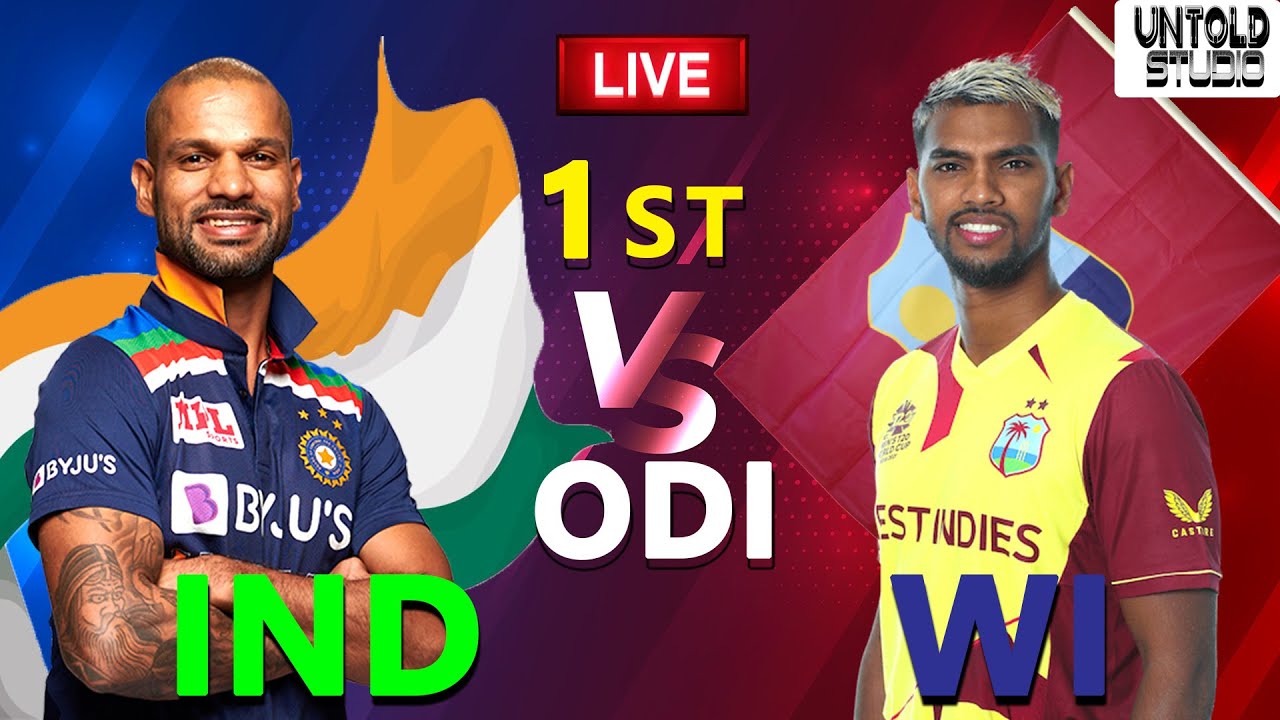 LIVE – IND vs WI 1ST ODI Match Live Score, India vs West Indies Live ...
