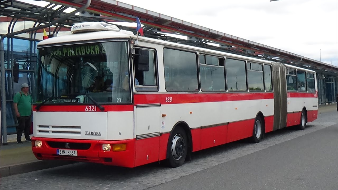 Autobus Karosa B941E ev.č. 6321 na lince PID 6 v rámci autobusového dne ...