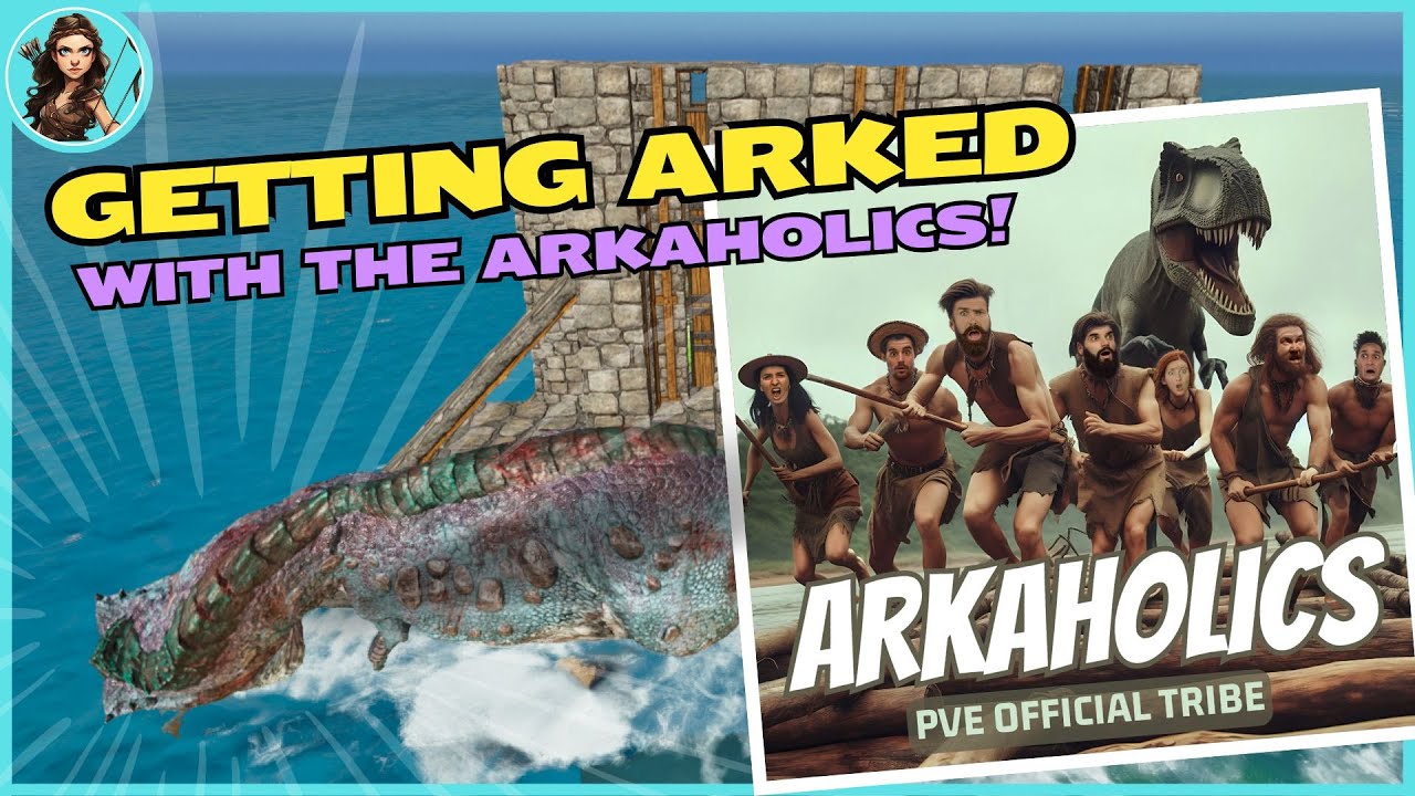 Getting ARKed with the ARKaholics - ARK Survival Ascended [E1] - YouTube