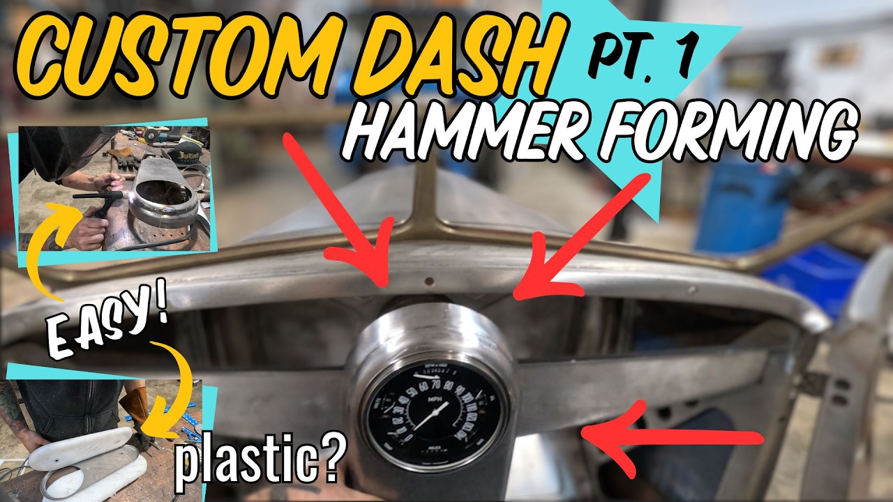 HOW TO Make a SIMPLE PLASTIC HAMMER FORM for Sheet Metal - Custom Dash ...
