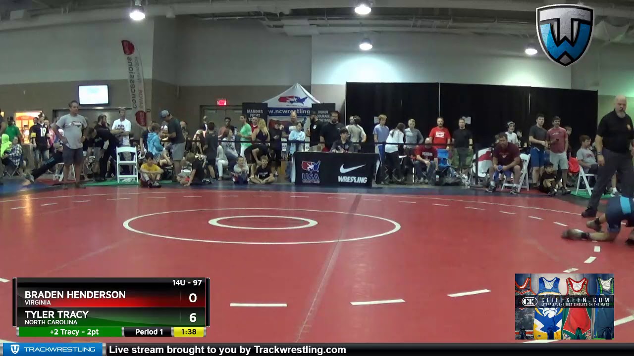 14U 97 Braden Henderson Virginia Vs Tyler Tracy North Carolina - YouTube