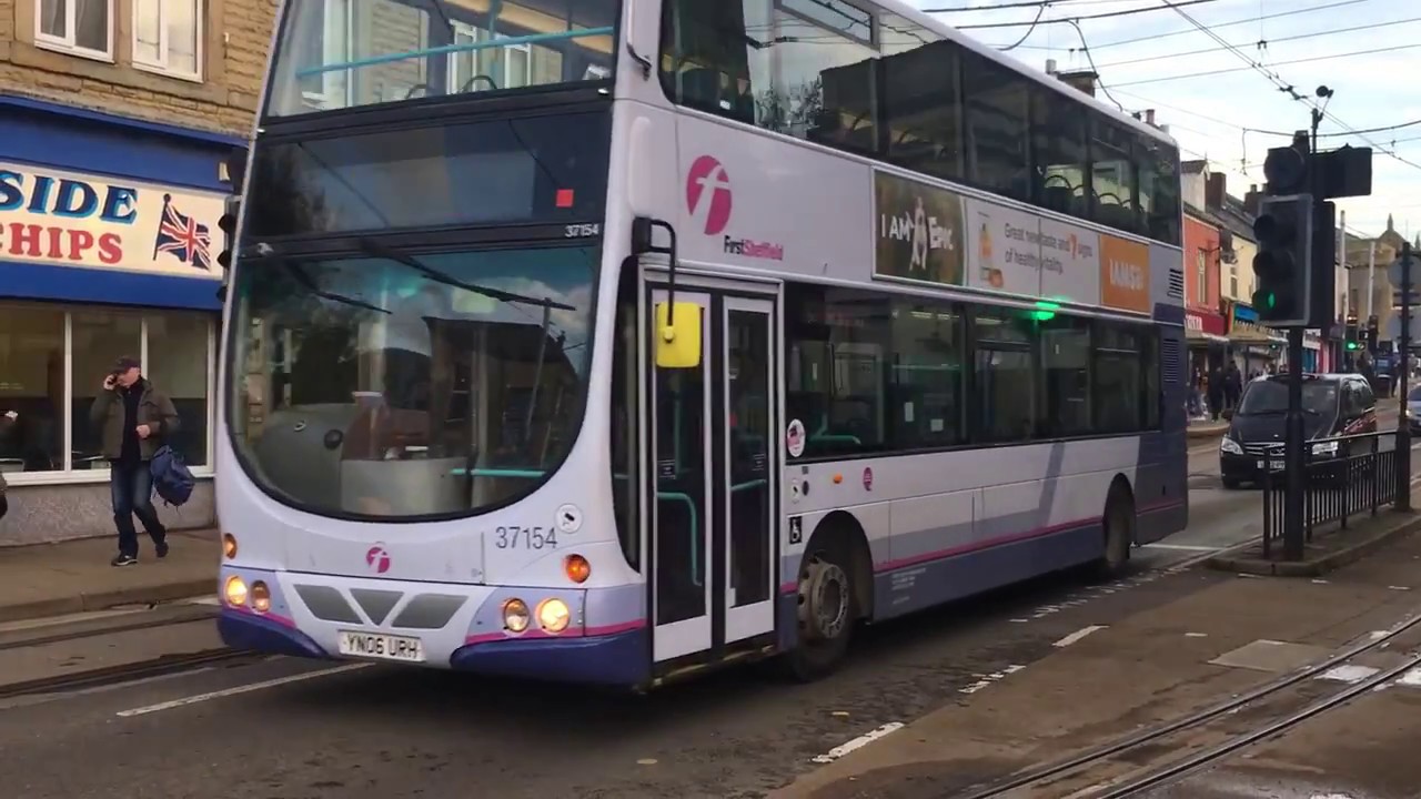 First Bus Sheffield X First Glasgow/Great Yarmouth 37154 - YouTube