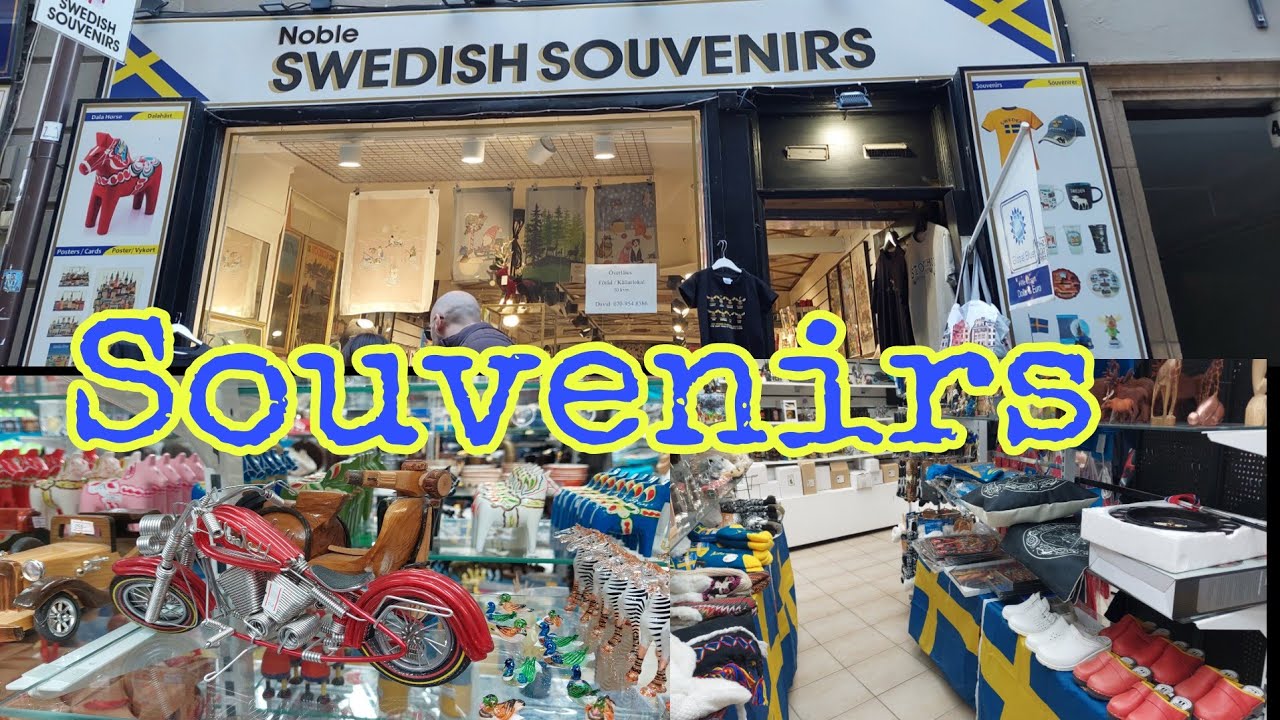 Stockholm, Sweden Souvenirs Shop ||Eleksa Finoy #finland #sweden - YouTube