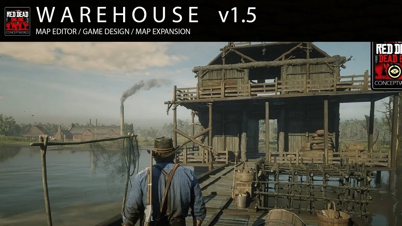 WAREHOUSE MOD v1.5 | Red Dead Redemption 2 | YMAP MAP EDITOR REDM - YouTube