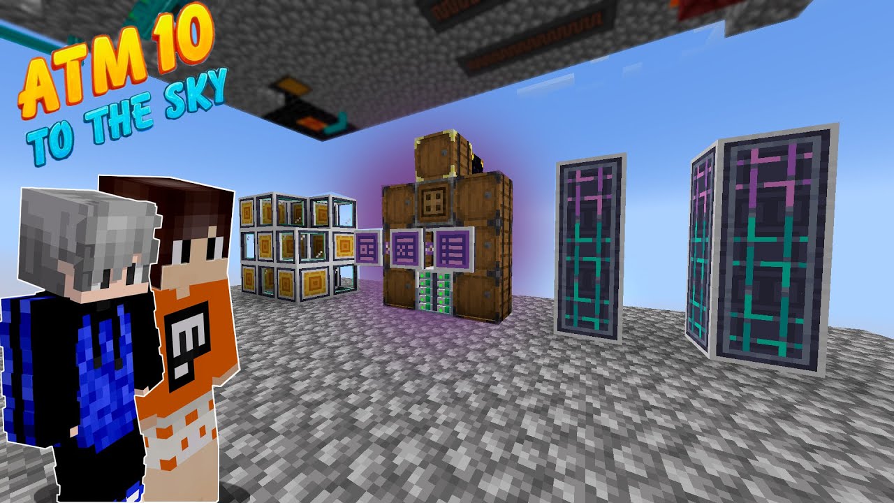 Dia De Organizar A Base ATM 10 To The Sky - YouTube
