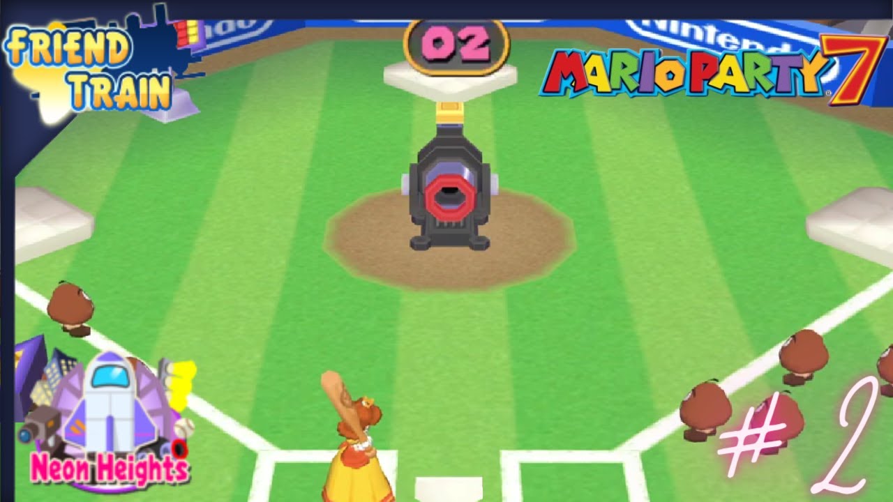 Friend Train Plays - Mario Party 7 - Neon Heights (Part 2) - YouTube